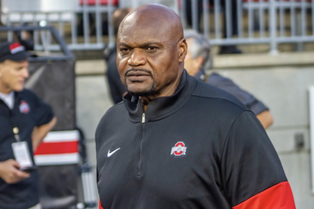 Ohio State Associate Head Coach And Defensive Line Coach Larry Johnson ...