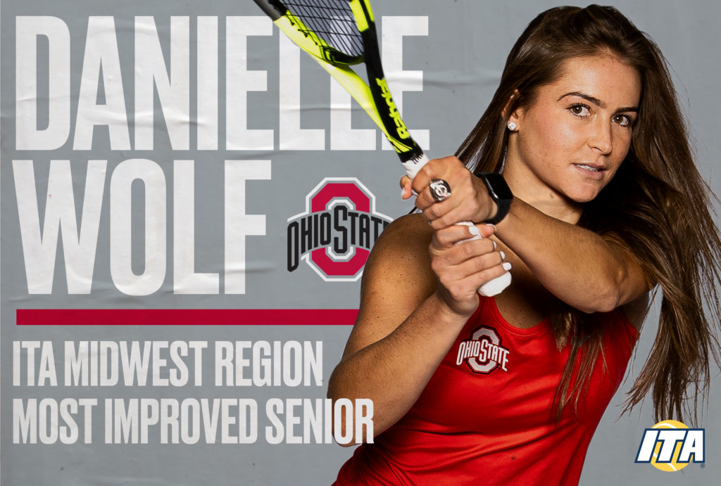 Ohio State’s Danielle Wolf Wins ITA Most Improved Senior Award – Buckeye Sports Bulletin