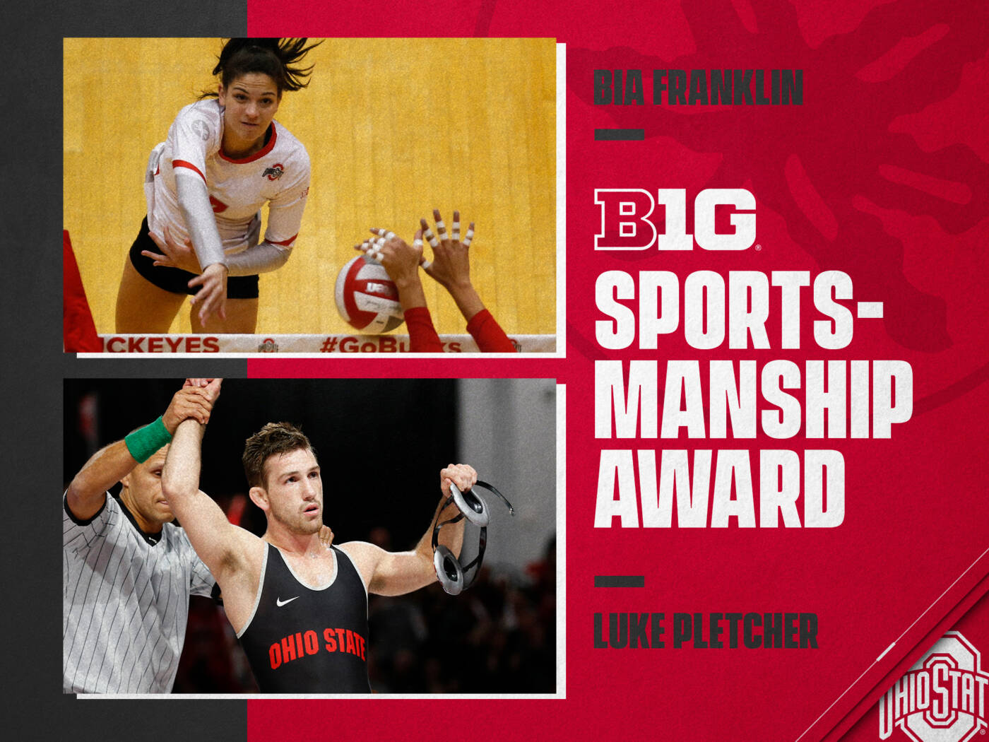 Ohio State’s Bia Franklin, Luke Pletcher Win Big Ten Outstanding ...