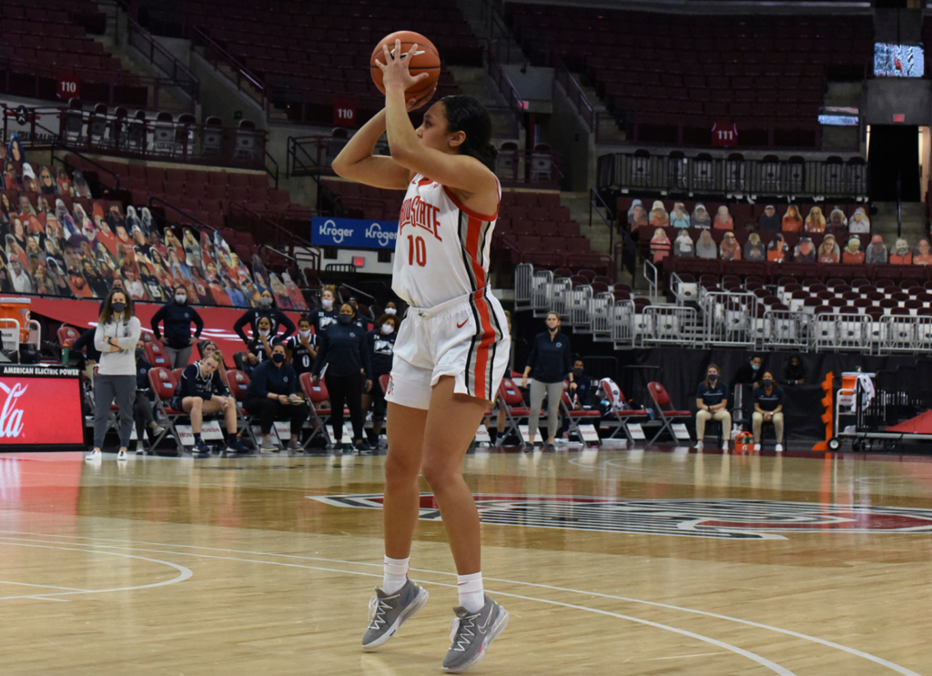 No. 15 Ohio State Women’s Basketball Takes Down Iowa 84-82, Snapping ...