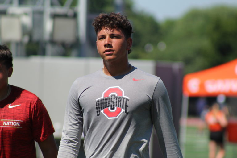 Dylan Raiola Learns From Day, Dennis At Ohio State’s Recruiting Camp ...