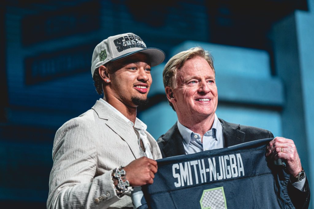 Jaxon Smith-Njigba Excited To Land With Seattle Seahawks As First ...