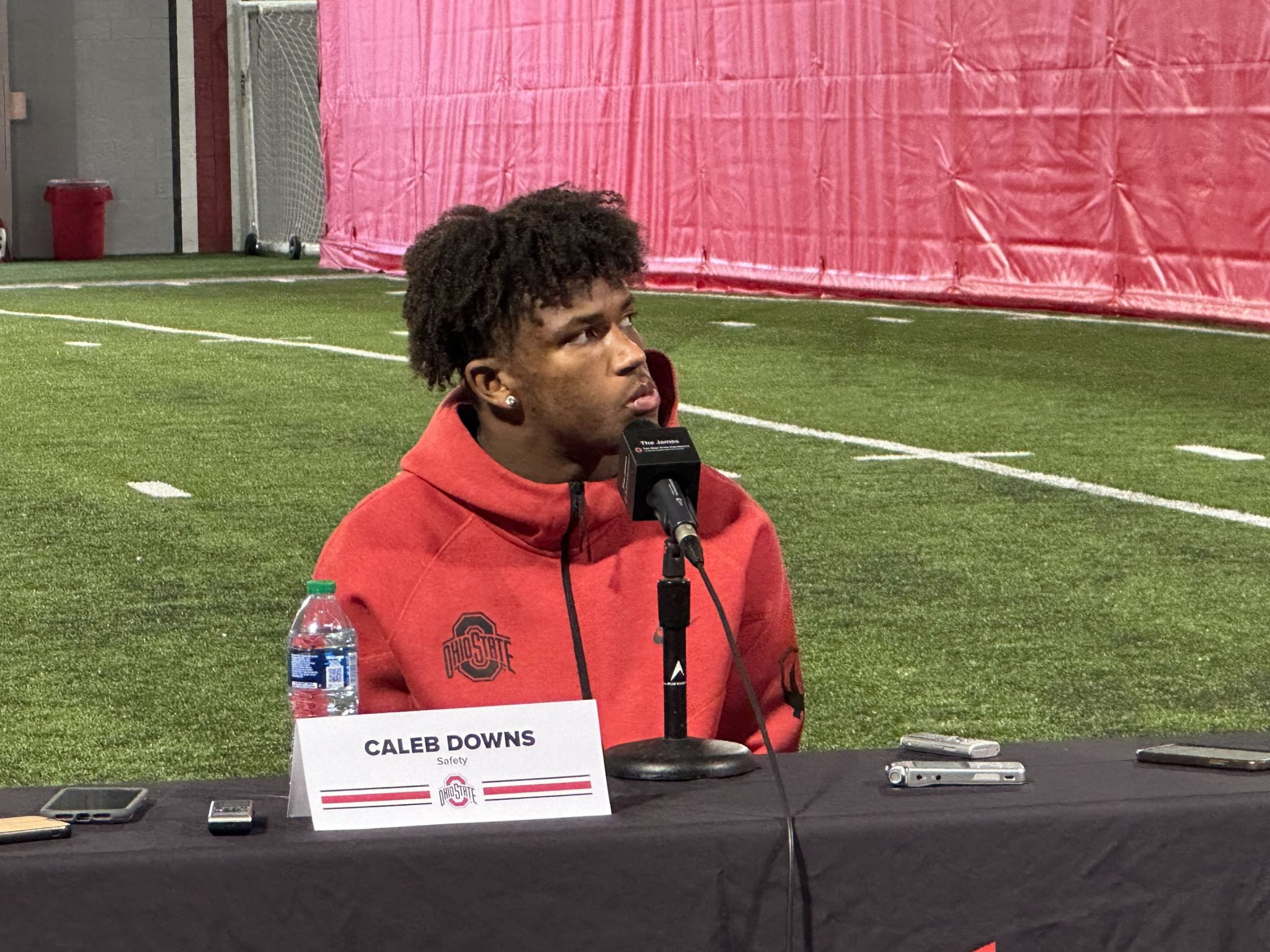 Ohio State Safety Caleb Downs Sheds His Black Stripe After Six Spring ...