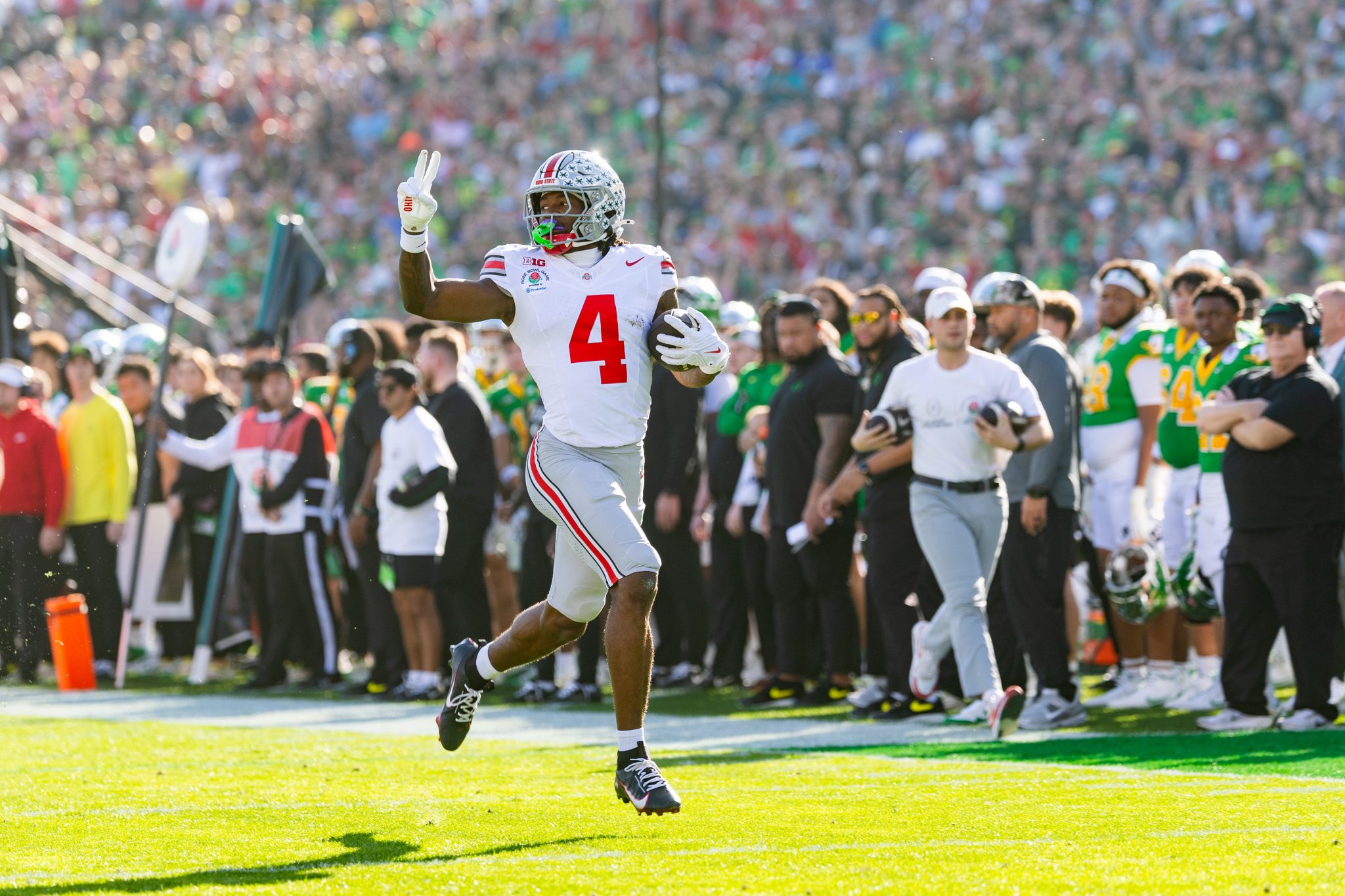 Jeremiah Smith, Caleb Downs Named To Walter Camp Player Of Year Watch ...